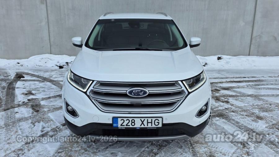White Ford Edge 2016 in Tallinn, with an engine capacity of 2.00 L and mileage of 163 thousand km for 15500 €, photo 5 on AUTOMOTO.COM.LV
