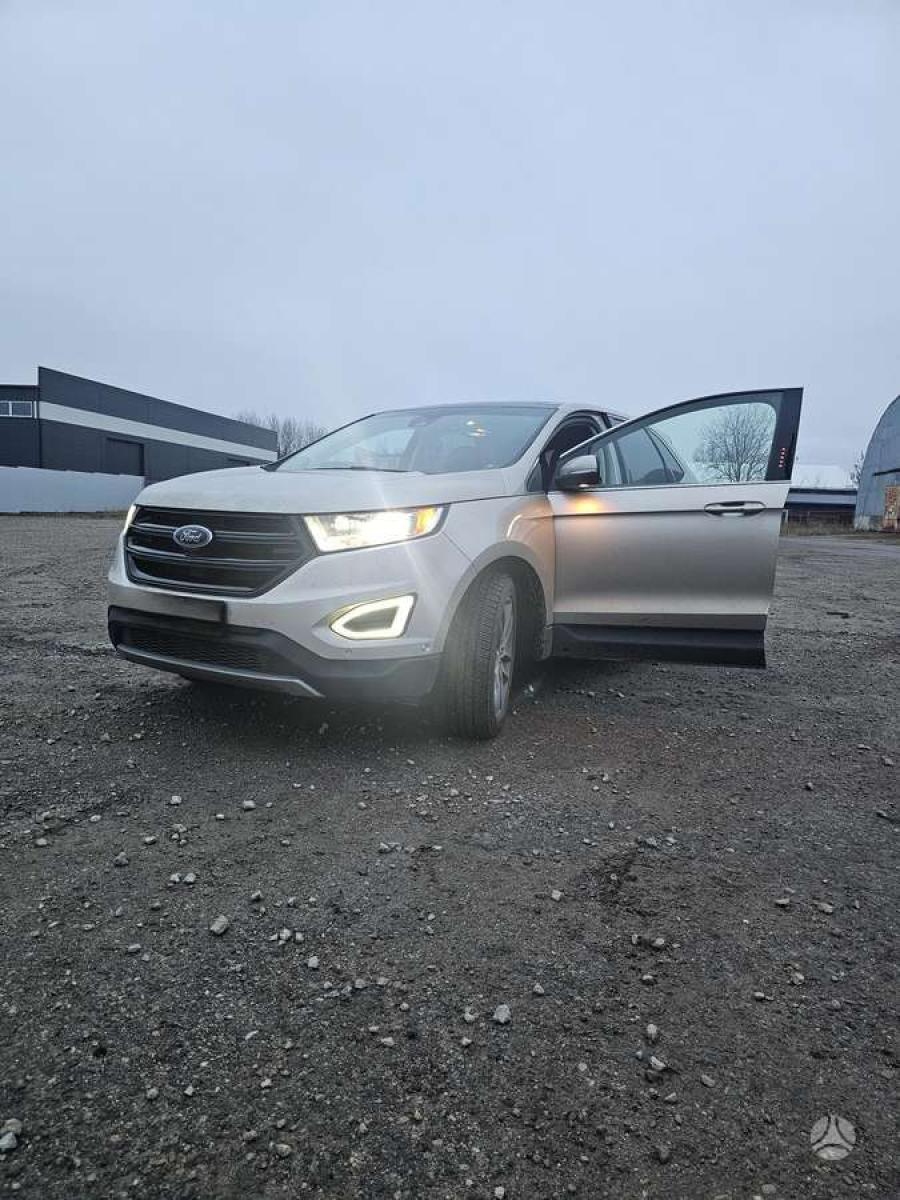 Dzeltens Ford Edge 2017 Panevēža, ar dzinēja tilpumu 3.50 L un nobraukumu 133 tūkst. km par 14800 €, foto 1 vietnē AUTOMOTO.COM.LV