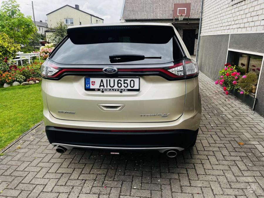 Dzeltens Ford Edge 2017 Gargždai, ar dzinēja tilpumu 3.50 L un nobraukumu 70 tūkst. km par 18500 €, foto 5 vietnē AUTOMOTO.COM.LV