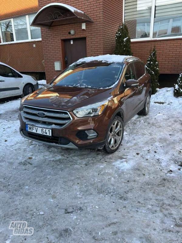 Brūns Ford Escape 2017 Klaipėda, ar dzinēja tilpumu 2.00 L un nobraukumu 110 tūkst. km par 9900 €, foto 1 vietnē AUTOMOTO.COM.LV
