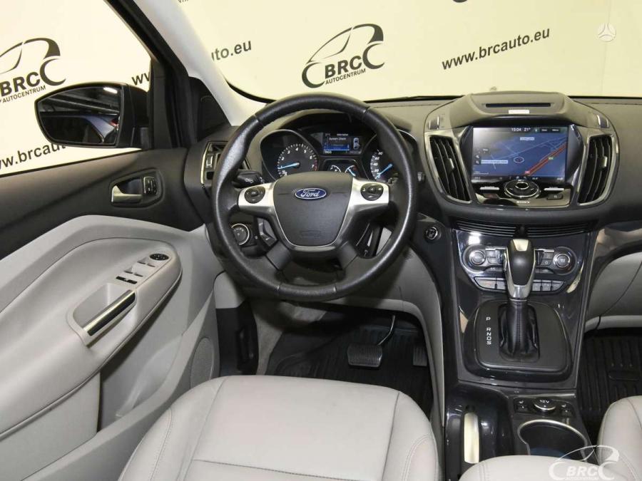 Pelēks Ford Escape 2015 Viļņa, ar dzinēja tilpumu 1.60 L un nobraukumu 92 tūkst. km par 7500 €, foto 15 vietnē AUTOMOTO.COM.LV