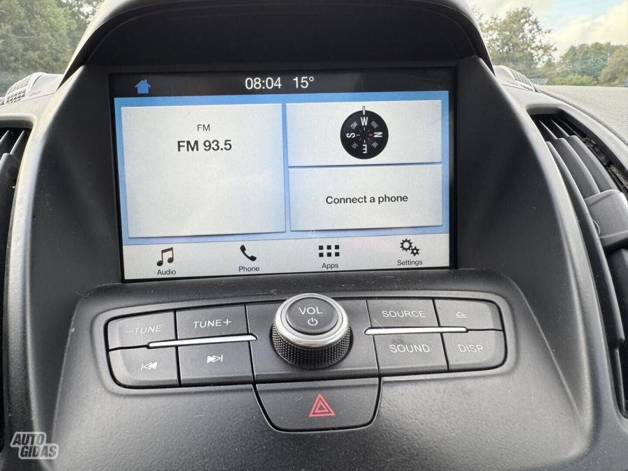 Grey Ford Escape 2018 in Utena, with an engine capacity of 1.50 L and mileage of 141 thousand km for 8888 €, photo 11 on AUTOMOTO.COM.LV