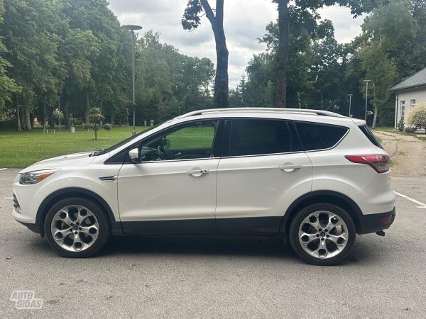 White Ford Escape 2014 in Alytus, with an engine capacity of 2.00 L and mileage of 108 thousand km for 8300 €, photo 4 on AUTOMOTO.COM.LV
