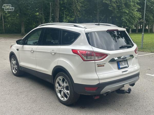 White Ford Escape 2014 in Alytus, with an engine capacity of 2.00 L and mileage of 108 thousand km for 8300 €, photo 5 on AUTOMOTO.COM.LV