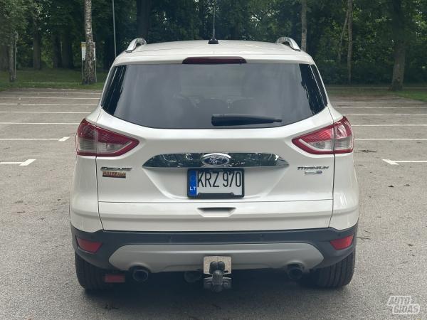 White Ford Escape 2014 in Alytus, with an engine capacity of 2.00 L and mileage of 108 thousand km for 8300 €, photo 6 on AUTOMOTO.COM.LV
