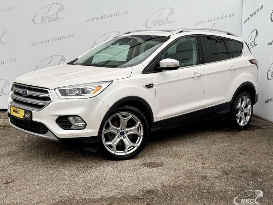White Ford Escape 2017 in Klaipeda, with an engine capacity of 2.00 L and mileage of 63 thousand km for 8900 €, photo 1 on AUTOMOTO.COM.LV