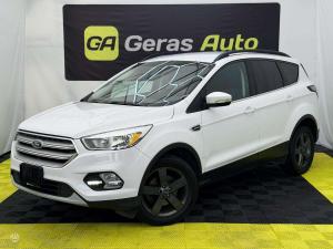 White Ford Escape 2018 in Vilnius, with an engine capacity of 1.50 L and mileage of 132 thousand km for 10000 €, photo  on AUTOMOTO.COM.LV