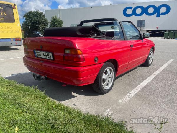 Sarkans Ford Escort 1991 Tallina, ar dzinēja tilpumu 1.60 L un nobraukumu 101 tūkst. km par 1490 €, foto 5 vietnē AUTOMOTO.COM.LV