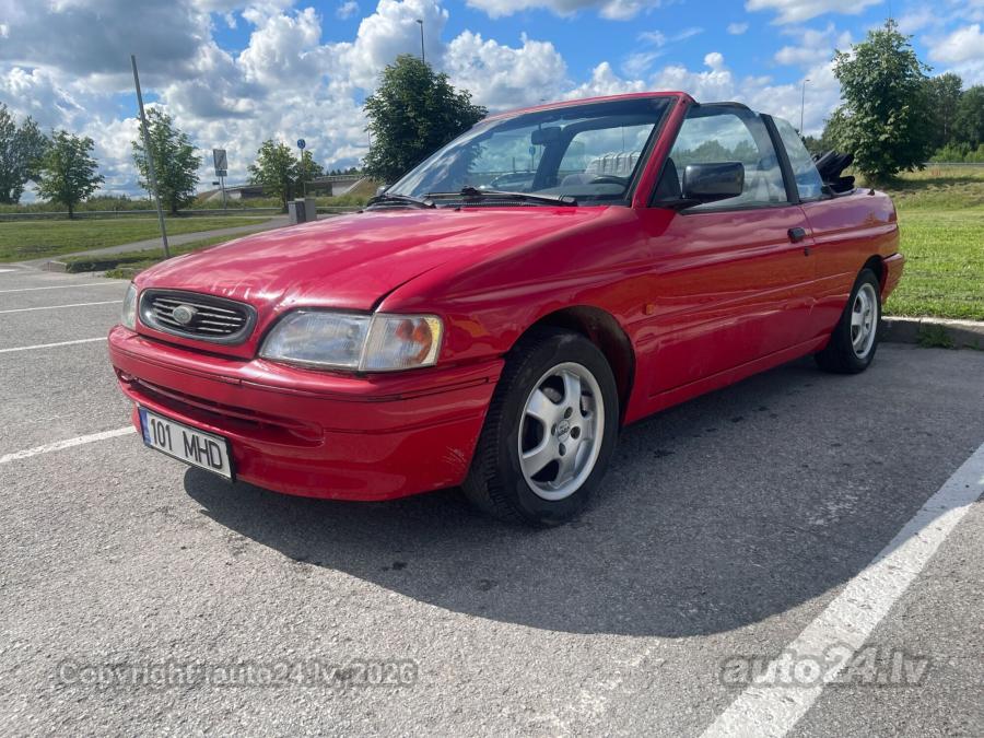 Sarkans Ford Escort 1991 Tallina, ar dzinēja tilpumu 1.60 L un nobraukumu 101 tūkst. km par 1490 €, foto 1 vietnē AUTOMOTO.COM.LV