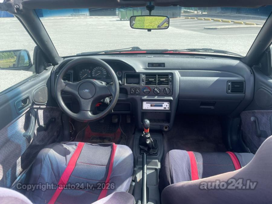 Sarkans Ford Escort 1991 Tallina, ar dzinēja tilpumu 1.60 L un nobraukumu 101 tūkst. km par 1490 €, foto 11 vietnē AUTOMOTO.COM.LV