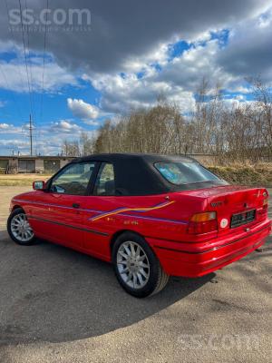 Red Ford Escort 1992 in Ogre, with an engine capacity of 1.60 L and mileage of 126 thousand km for 2150 €, photo 4 on AUTOMOTO.COM.LV