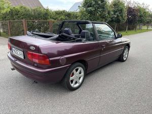 Red Ford Escort 1994 in Klaipeda, with an engine capacity of 1.80 L and mileage of 42 thousand km for 1899 €, photo  on AUTOMOTO.COM.LV