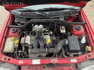 Red Ford Escort 1991 in Riga, with an engine capacity of 1.60 L and mileage of 170 thousand km for 3800 €, photo 11 on AUTOMOTO.COM.LV