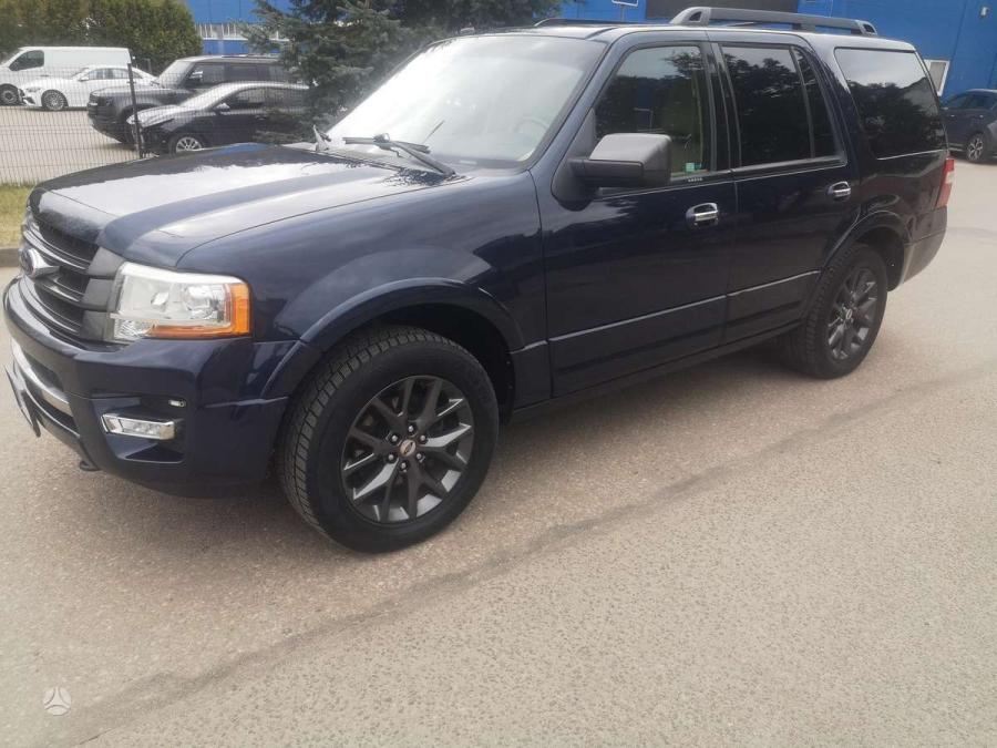 Zils Ford Expedition 2017 Viļņa, ar dzinēja tilpumu 3.50 L un nobraukumu 150 tūkst. km par 12700 €, foto 4 vietnē AUTOMOTO.COM.LV