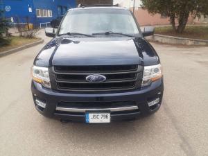 Blue Ford Expedition 2017 in Vilnius, with an engine capacity of 3.50 L and mileage of 150 thousand km for 10999 €, photo 4 on AUTOMOTO.COM.LV