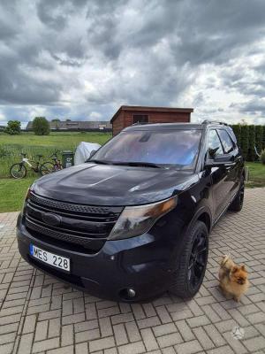 Black Ford Explorer 2015 in Kaunas, with an engine capacity of 3.50 L and mileage of 293 thousand km for 14800 €, photo 3 on AUTOMOTO.COM.LV