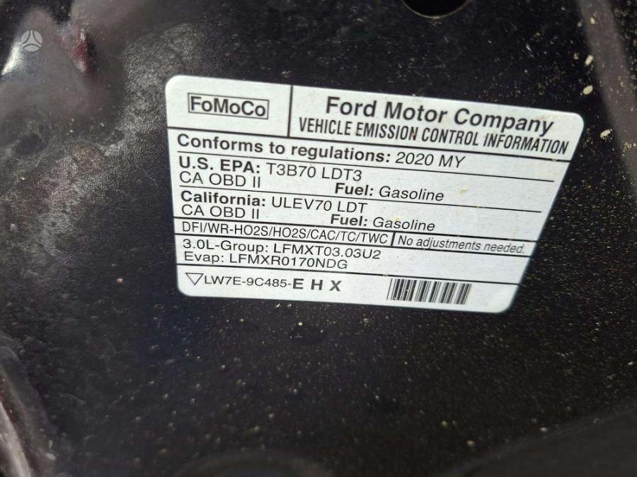 Melns Ford Explorer 2020 Kauņa, ar dzinēja tilpumu 2.96 L un nobraukumu 121 tūkst. km par 15730 €, foto 23 vietnē AUTOMOTO.COM.LV