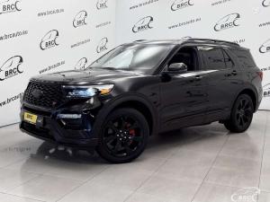 Black Ford Explorer 2020 in Vilnius, with an engine capacity of 3.00 L and mileage of 122 thousand km for 28500 €, photo  on AUTOMOTO.COM.LV