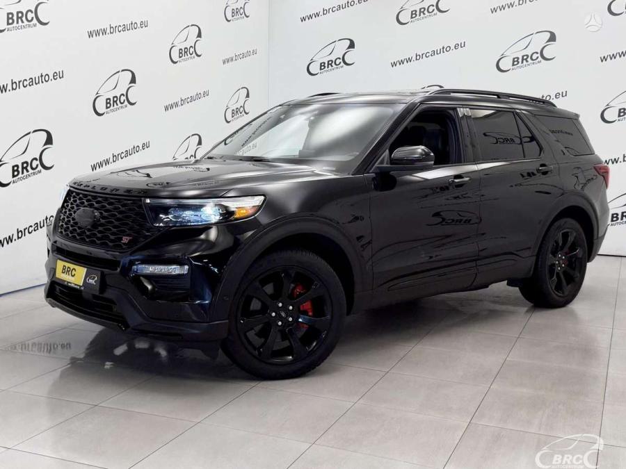 Black Ford Explorer 2020 in Vilnius, with an engine capacity of 3.00 L and mileage of 122 thousand km for 28500 €, photo 1 on AUTOMOTO.COM.LV