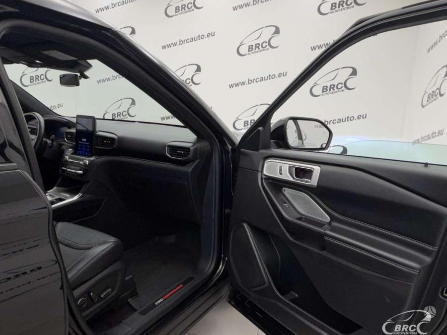 Black Ford Explorer 2020 in Vilnius, with an engine capacity of 3.00 L and mileage of 122 thousand km for 28500 €, photo 11 on AUTOMOTO.COM.LV