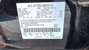 Black Ford Explorer 2022 in Ukmerge, with an engine capacity of 2.96 L and mileage of 22 thousand km for 12999 €, photo 18 on AUTOMOTO.COM.LV