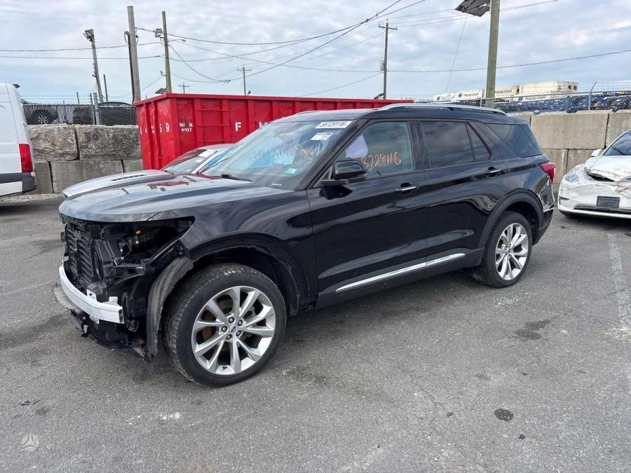 Melns Ford Explorer 2022 Ukmergė, ar dzinēja tilpumu 2.96 L un nobraukumu 47 tūkst. km par 19990 €, foto 1 vietnē AUTOMOTO.COM.LV