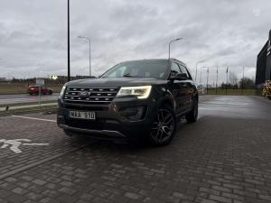 Grey Ford Explorer 2017 in Vilnius, with an engine capacity of 3.50 L and mileage of 189 thousand km for 14999 €, photo  on AUTOMOTO.COM.LV