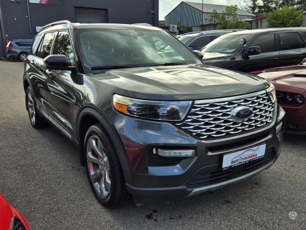 Grey Ford Explorer 2020 in Vilnius, with an engine capacity of 2.96 L and mileage of 166 thousand km for 20900 €, photo 1 on AUTOMOTO.COM.LV