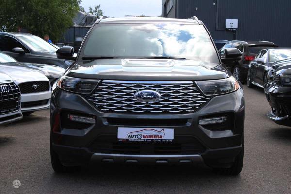 Grey Ford Explorer 2020 in Vilnius, with an engine capacity of 2.96 L and mileage of 166 thousand km for 20900 €, photo 1 on AUTOMOTO.COM.LV