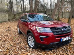 Red Ford Explorer 2018 in Tallinn, with an engine capacity of 3.50 L and mileage of 92 thousand km for 19000 €, photo  on AUTOMOTO.COM.LV