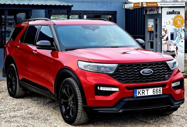 Sarkans Ford Explorer 2020 Kretinga, ar dzinēja tilpumu 3.00 L un nobraukumu 198 tūkst. km par 25499 €, foto 3 vietnē AUTOMOTO.COM.LV