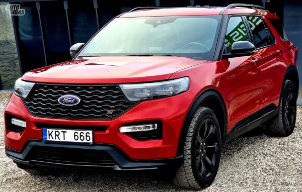 Sarkans Ford Explorer 2020 Kretinga, ar dzinēja tilpumu 3.00 L un nobraukumu 198 tūkst. km par 25499 €, foto 4 vietnē AUTOMOTO.COM.LV
