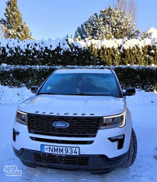 Balts Ford Explorer 2019 Panevēža, ar dzinēja tilpumu 3.50 L un nobraukumu 85 tūkst. km par 23000 €, foto 3 vietnē AUTOMOTO.COM.LV