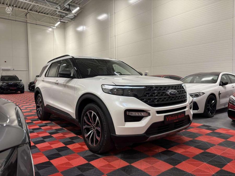 Balts Ford Explorer 2021 Viļņa, ar dzinēja tilpumu 2.26 L un nobraukumu 52 tūkst. km par 26800 €, foto 3 vietnē AUTOMOTO.COM.LV