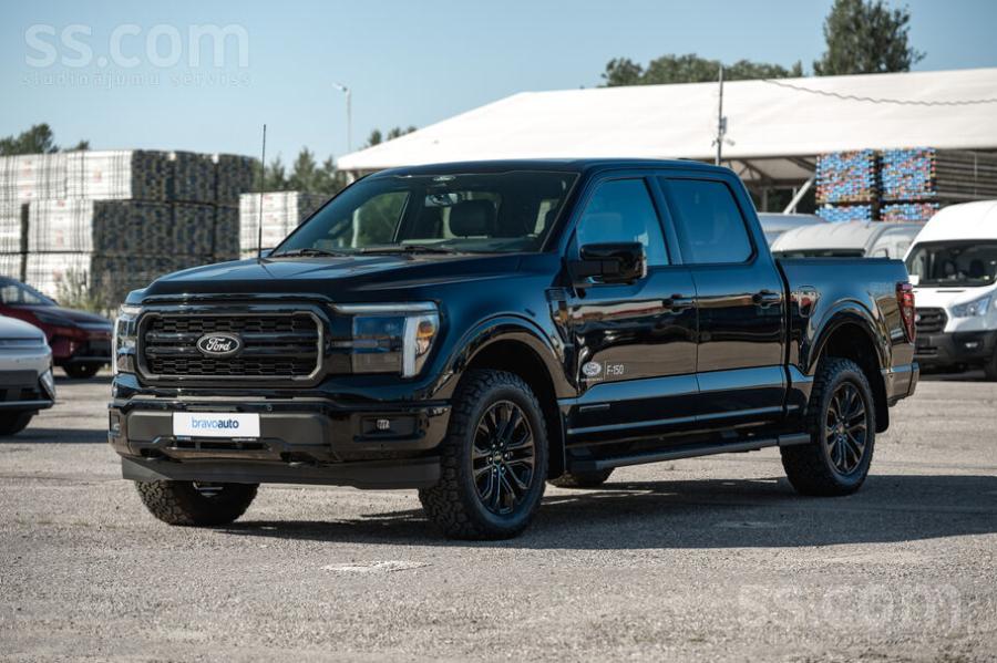Melns Ford F-150 2025 Rīga, ar dzinēja tilpumu 3.50 L un nobraukumu 15 tūkst. km par 74990 €, foto 1 vietnē AUTOMOTO.COM.LV
