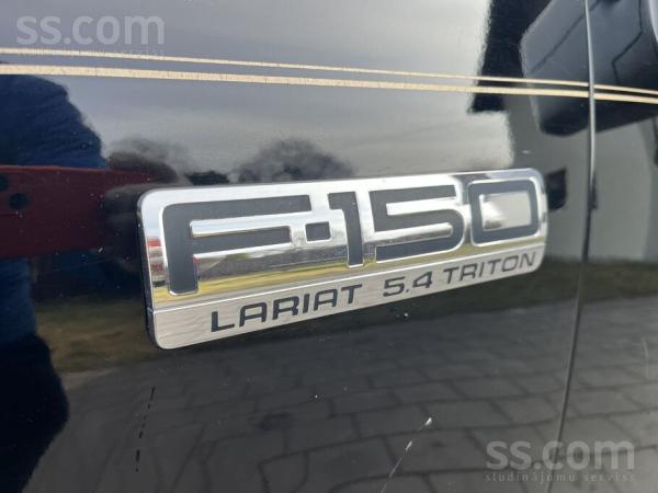 Black Ford F-150 2004 in Riga, with an engine capacity of 5.40 L and mileage of 0 thousand km for 7490 €, photo 9 on AUTOMOTO.COM.LV