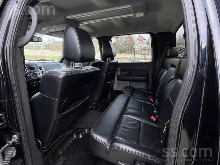 Black Ford F-150 2004 in Riga, with an engine capacity of 5.40 L and mileage of 0 thousand km for 7490 €, photo 14 on AUTOMOTO.COM.LV