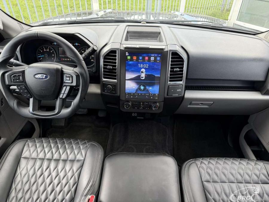 Melns Ford F-150 2016 Klaipėda, ar dzinēja tilpumu 4.95 L un nobraukumu 266 tūkst. km par 25200 €, foto 5 vietnē AUTOMOTO.COM.LV