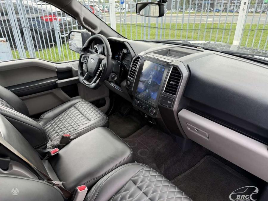 Melns Ford F-150 2016 Klaipėda, ar dzinēja tilpumu 4.95 L un nobraukumu 266 tūkst. km par 25200 €, foto 8 vietnē AUTOMOTO.COM.LV