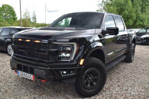 Black Ford F-150 2023 in Kuldiga, with an engine capacity of 3.50 L and mileage of 0 thousand km for 70550 €, photo  on AUTOMOTO.COM.LV