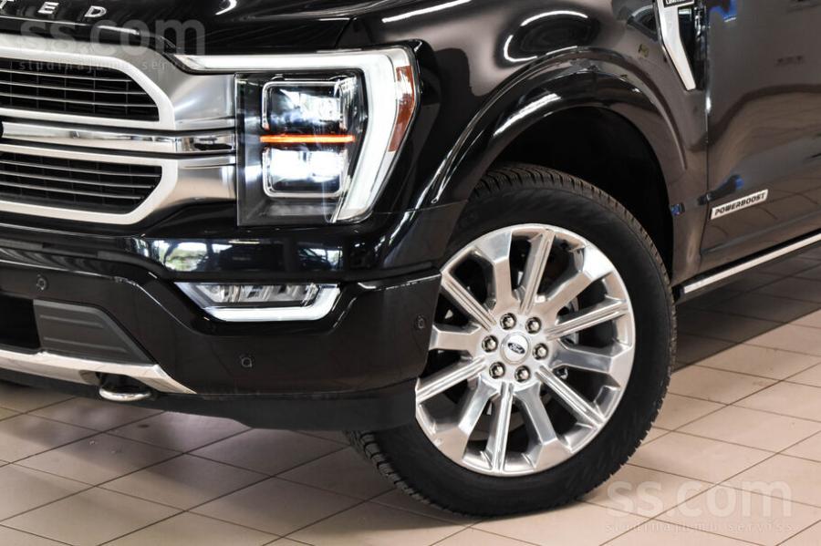 Black Ford F-150 2024 in Riga, with an engine capacity of 3.50 L and mileage of 6 thousand km for 74990 €, photo 8 on AUTOMOTO.COM.LV