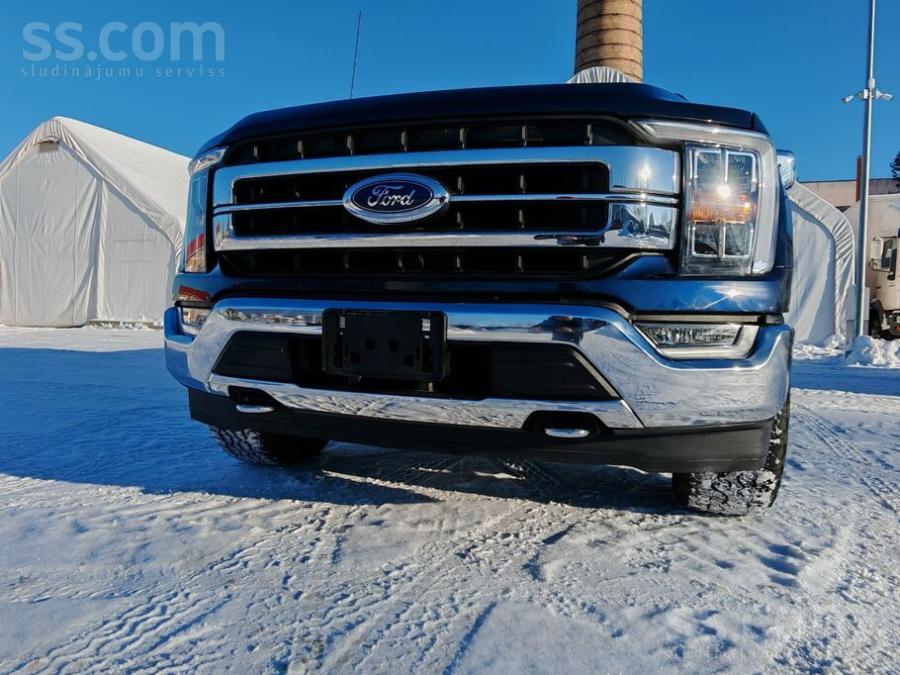 Blue Ford F-150 2023 in Jelgava, with an engine capacity of 3.50 L and mileage of 33 thousand km for 49900 €, photo 5 on AUTOMOTO.COM.LV