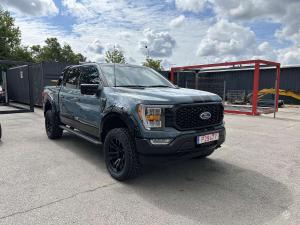 Blue Ford F-150 2023 in Siauliai, with an engine capacity of 3.50 L and mileage of 13 thousand km for 50820 €, photo 3 on AUTOMOTO.COM.LV