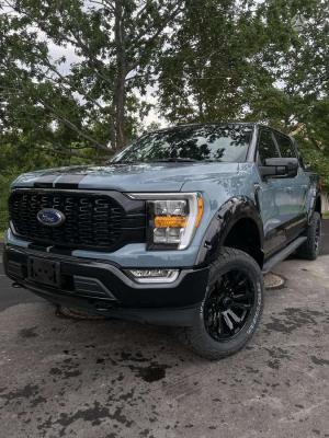 Blue Ford F-150 2023 in Siauliai, with an engine capacity of 3.50 L and mileage of 13 thousand km for 50820 €, photo 13 on AUTOMOTO.COM.LV