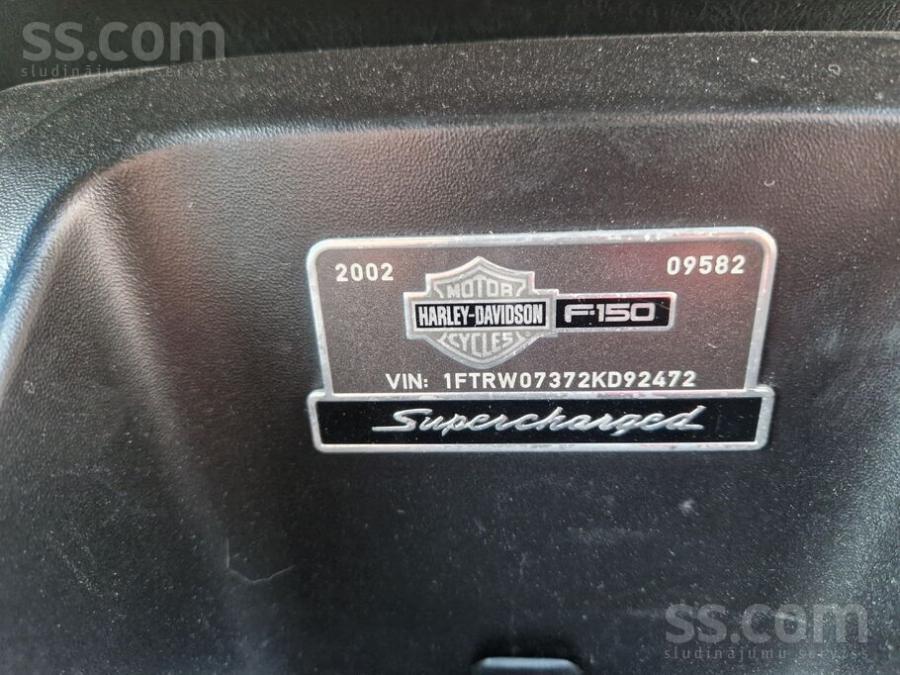 Pelēks Ford F-150 2002 Talsi, ar dzinēja tilpumu 5.40 L un nobraukumu 179 tūkst. km par 14000 €, foto 12 vietnē AUTOMOTO.COM.LV