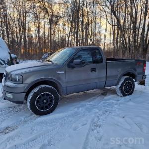 Grey Ford F-150 2004 in Daugavpils, with an engine capacity of 5.40 L and mileage of 93 thousand km for 10990 €, photo  on AUTOMOTO.COM.LV