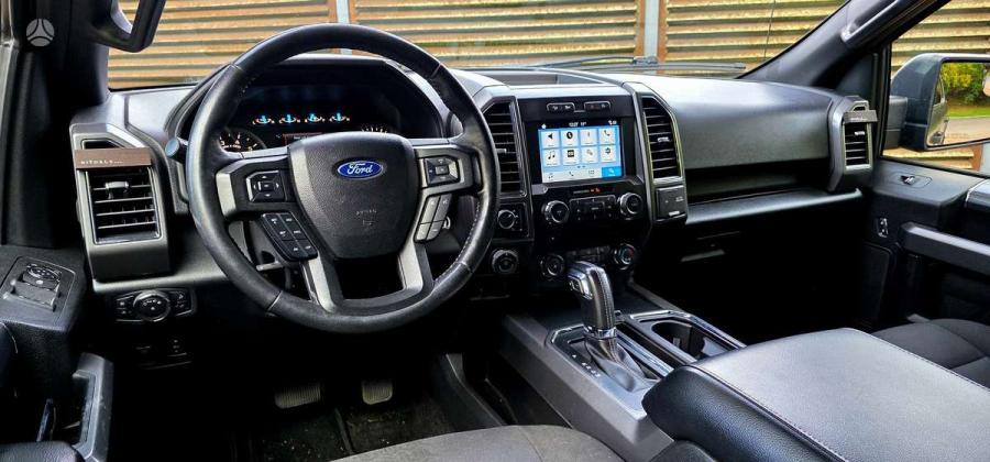 Pelēks Ford F-150 2018 Viļņa, ar dzinēja tilpumu 4.95 L un nobraukumu 171 tūkst. km par 33900 €, foto 21 vietnē AUTOMOTO.COM.LV