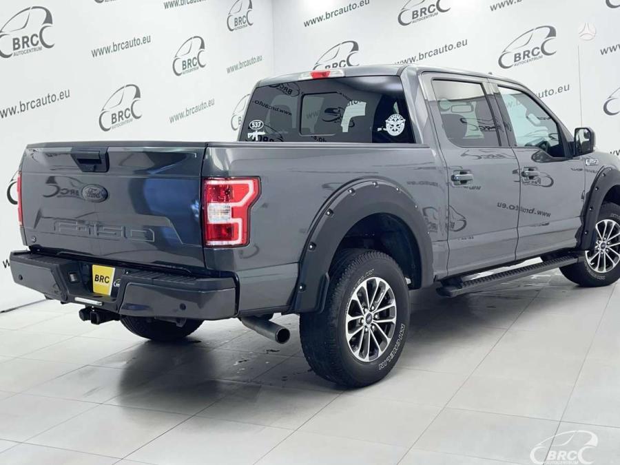 Grey Ford F-150 2019 in Vilnius, with an engine capacity of 4.95 L and mileage of 39 thousand km for 31500 €, photo 3 on AUTOMOTO.COM.LV