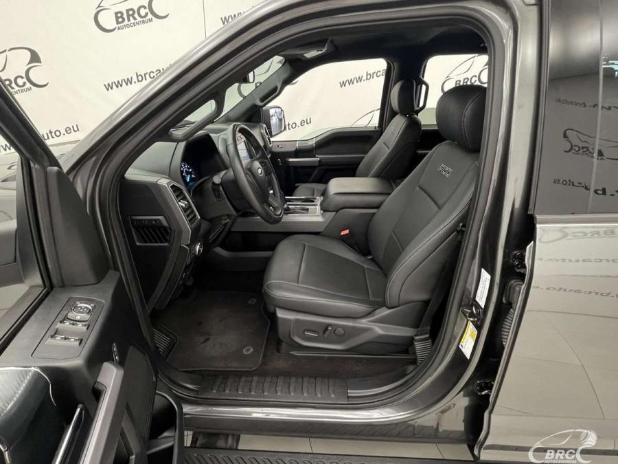 Grey Ford F-150 2019 in Vilnius, with an engine capacity of 4.95 L and mileage of 39 thousand km for 31500 €, photo 22 on AUTOMOTO.COM.LV
