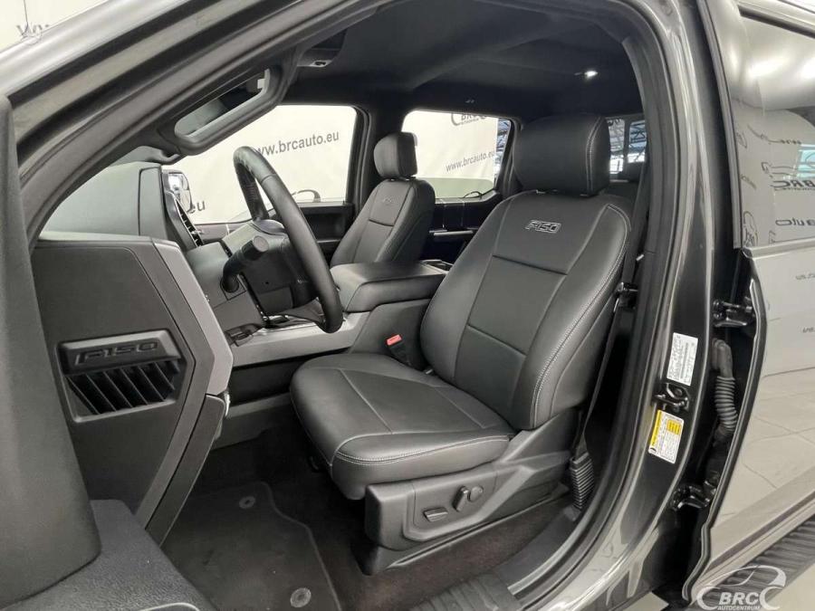 Grey Ford F-150 2019 in Vilnius, with an engine capacity of 4.95 L and mileage of 39 thousand km for 31500 €, photo 24 on AUTOMOTO.COM.LV